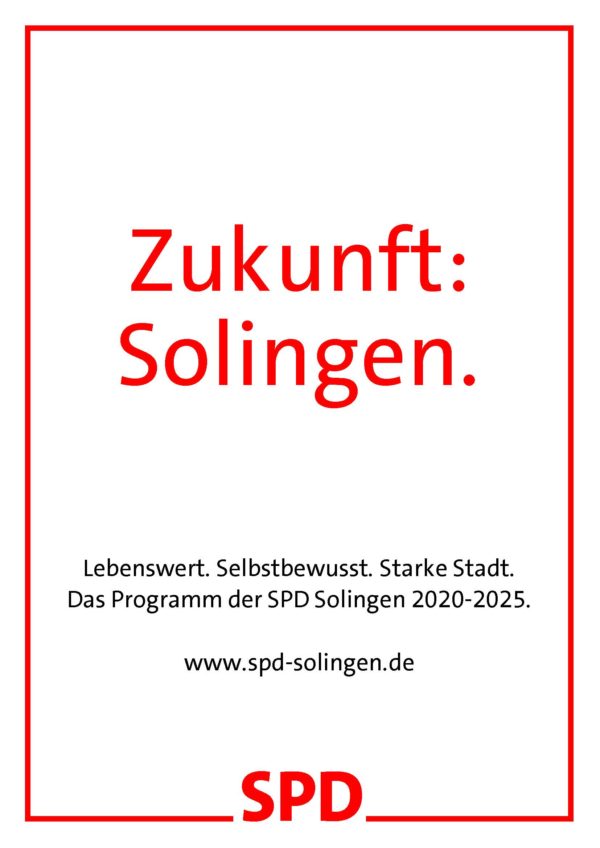 Unser Programm 2020-2025 › SPD Solingen